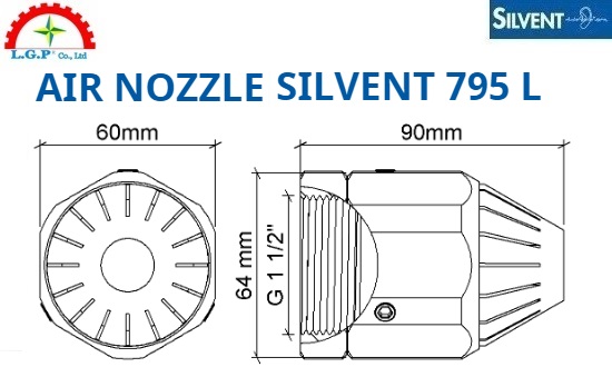 Silvent 795 L - Đầu Phun Khí Nén Silvent 795 L - Đại lý Silvent